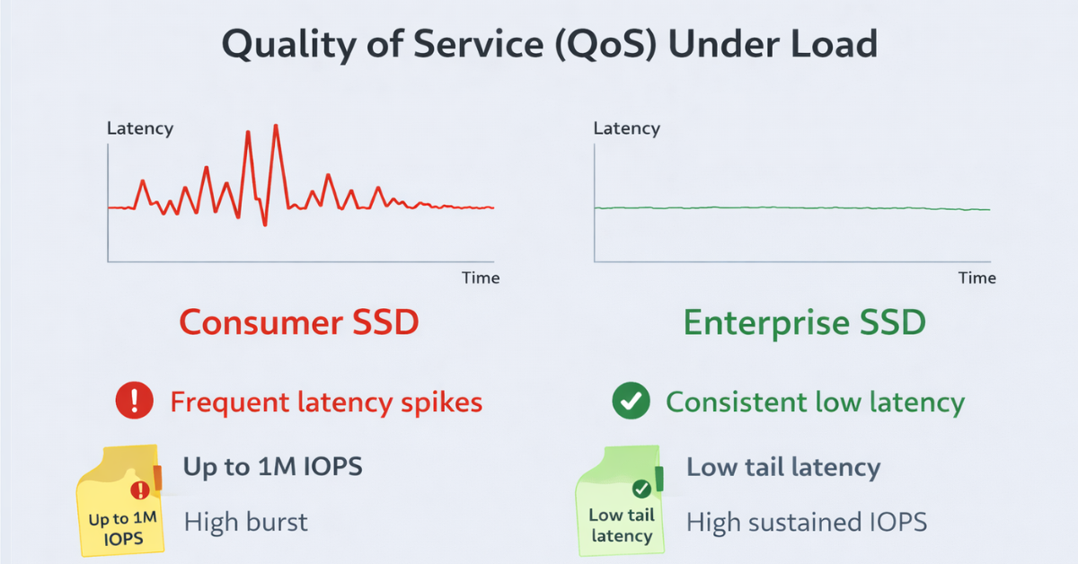Write Cache, PLP and SSD QoS: How to Choose a Server SSD in 2026 ⚡